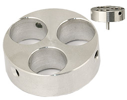 EM-Tec multiple stub holders for JEOL SEM cylinder stubs
