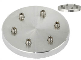 EM-Tec multiple stub holders for Hitachi cylinder SEM stubs
