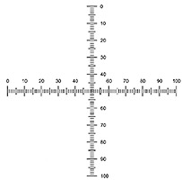 Stage micrometers and graticules for light microscopy